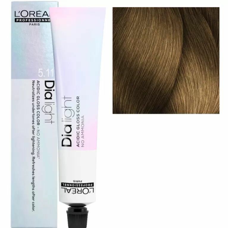Loreal Dia Light 7.3 - Диалайт Тонирующая краска для волос без аммиака, 50мл