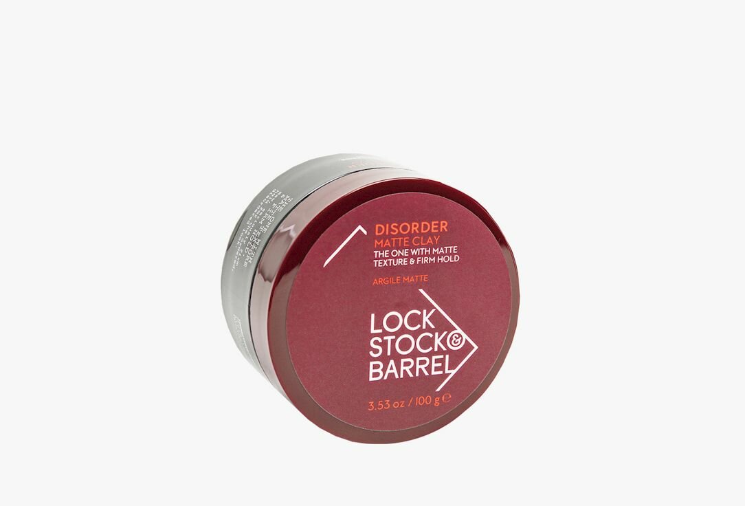Ультраматовая жесткая глина LOCK STOCK & BARREL Disorder ultra matte clay 100 г