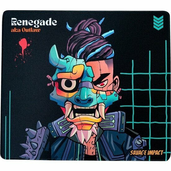 Коврик для мыши A4TECH Bloody BP-45 Renegade Midnight Большой рисунок 400x450x5мм (BP-45)