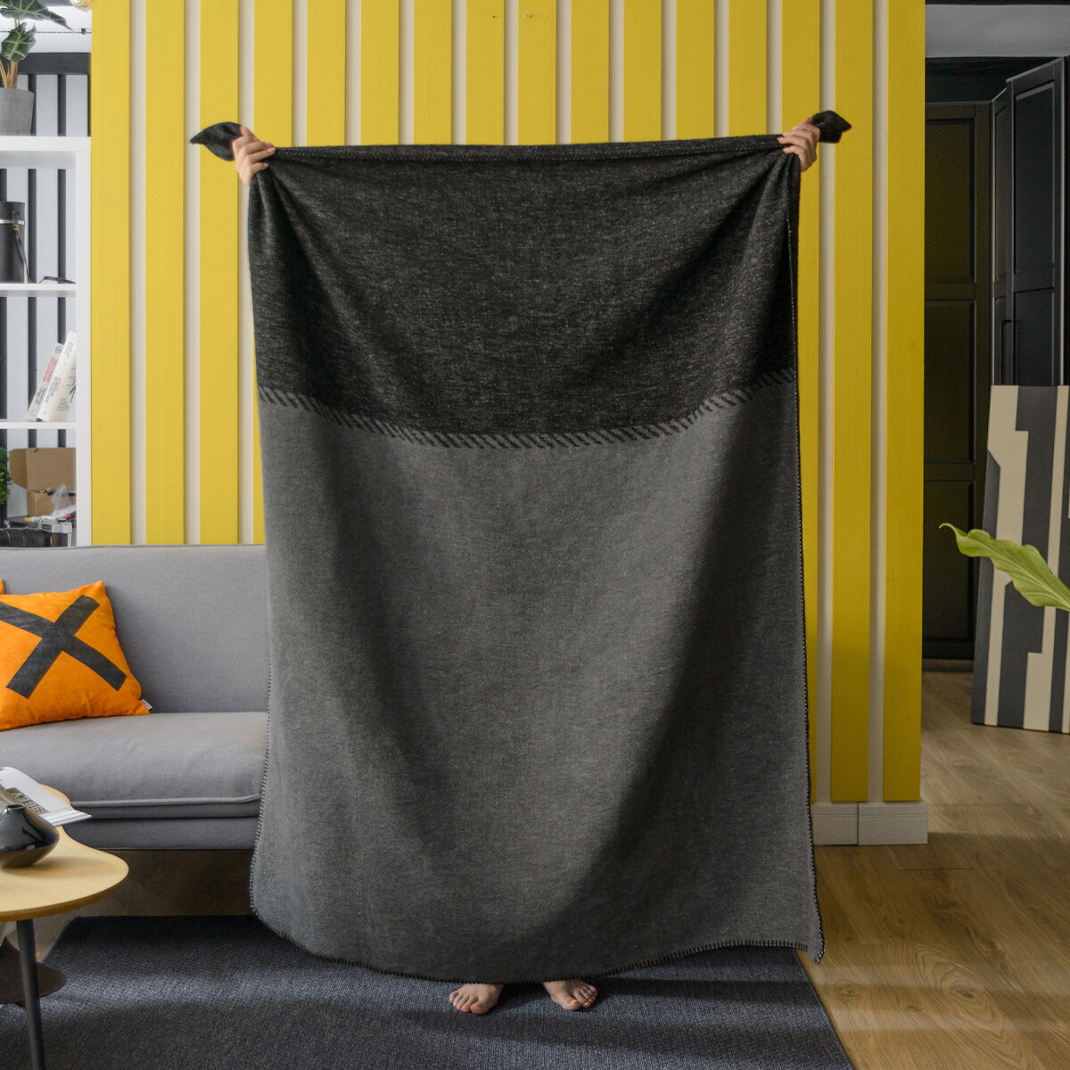 Плед двусторонний 130х170 см Don`t cross Moroshka цвет Серый