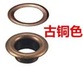 Металлические люверсы QIMONTON 100 комплектов ET 4mm 100pc qgt