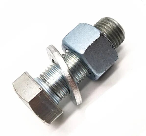 ELESABOX Creative Metal Hollow Fake Hexagonal Screw Bolts Storage Box Silver