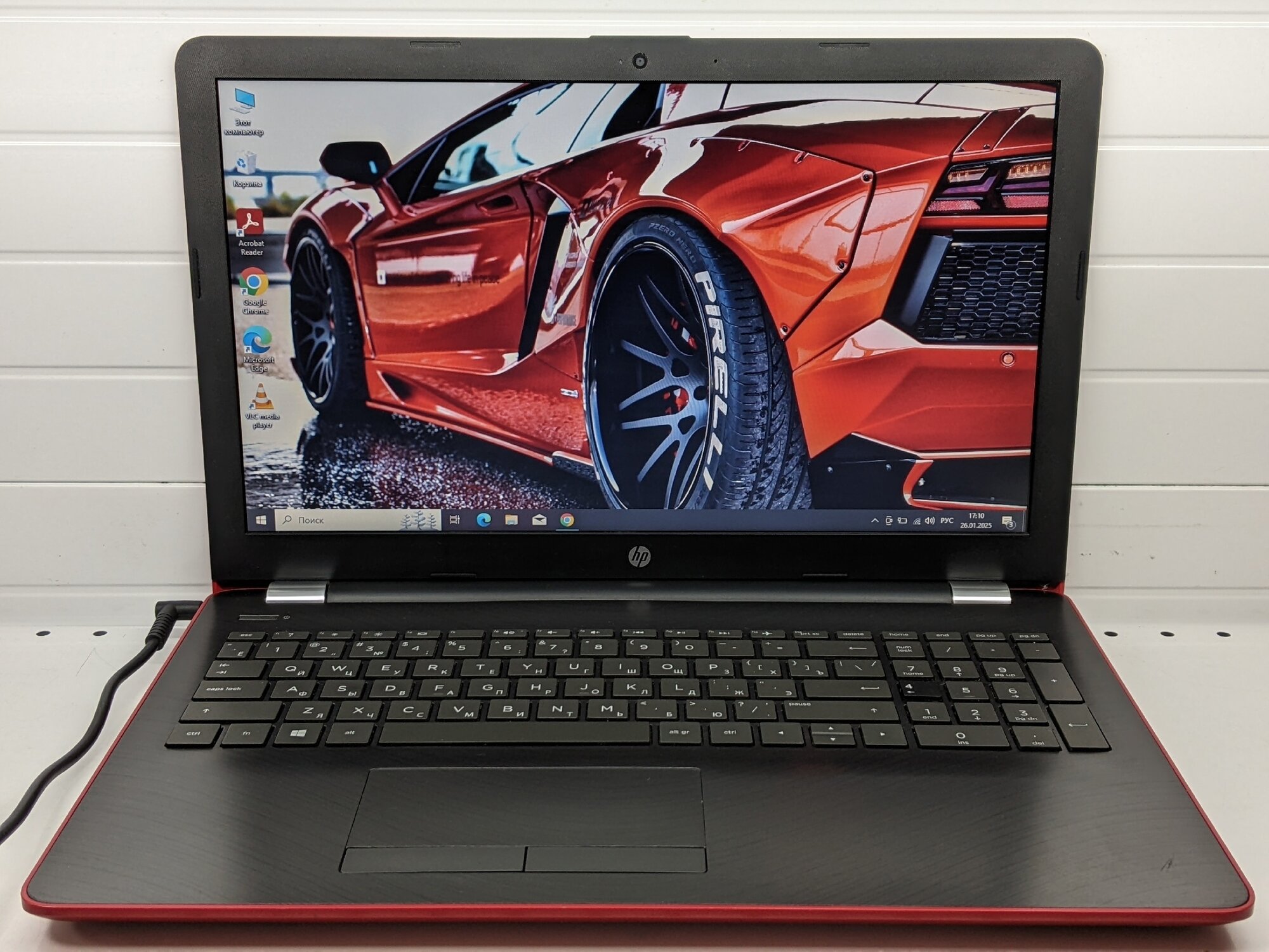 Ноутбук HP Pavilion 15-bw516ur, 1366x768, RAM 4 GB, SSD 128 GB, AMD E2-9000e, AMD Radeon R2, Windows 10, красный