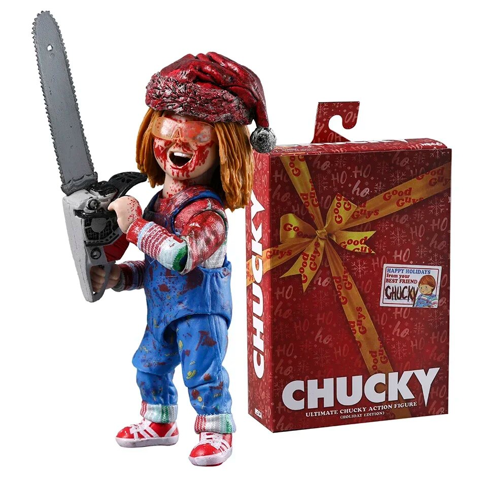 Фигурка Чаки NECA Holiday Edition, цвет: Holiday Edition box