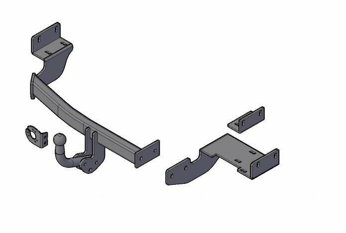 Фаркоп Kia Sorento Prime 2015-2020 (турбодизель 2.2, 4WD), условно-съемный,(без электрики) Трейлер.7360