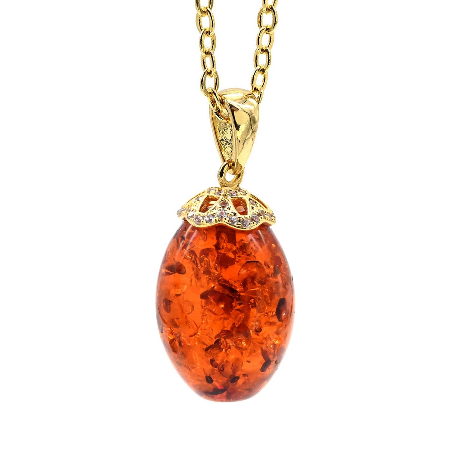 Подвеска, янтарь