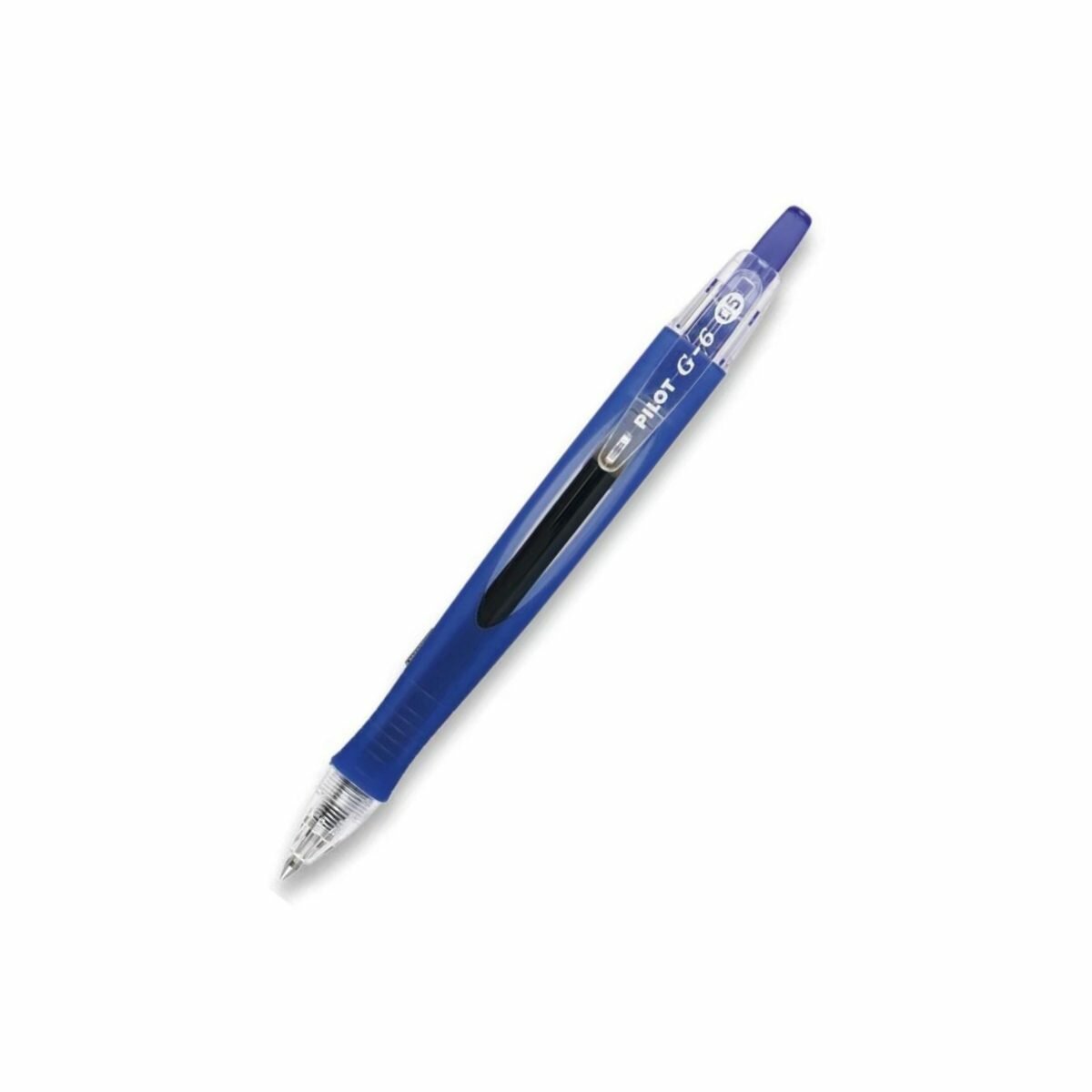 Ручка гелевая автоматическая Pilot BL-G6-5 (0.3мм, синяя, резиновая манжетка) (BL-G6-5-L), 1шт.