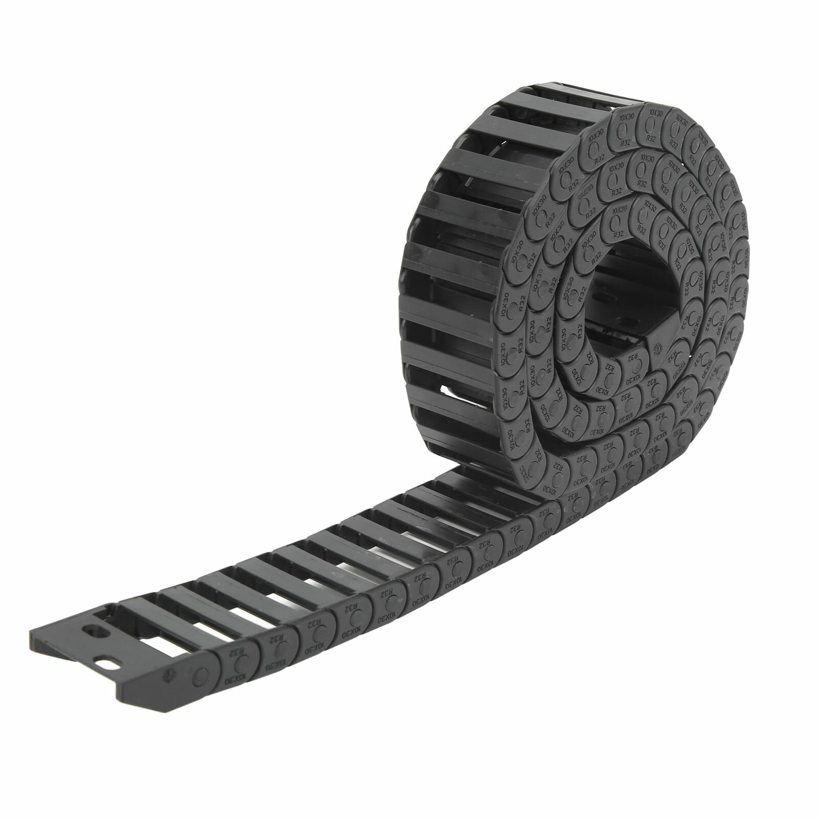 Кабельный канал 1 м, из прочного нейлона PA66, для станков ЧПУ и автоматики