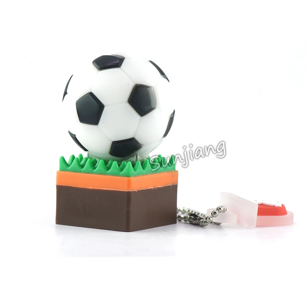 USB-флешка 4 ГБ 8 ГБ 16 ГБ 32 ГБ 64 ГБ Флешка 128 ГБ 256 ГБ 512 ГБ U-диск Футбольный баскетбольный мяч Memoria Usb Stick Pen Drive