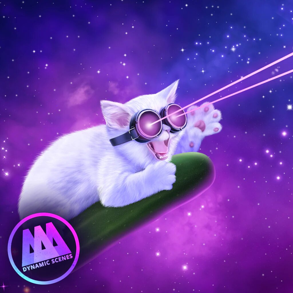 Дополнение AAA Dynamic Scenes - Cucumber Laser Cats Dynamic Scene, цифровое издание PlayStation 5, регион Турция / код пополнения баланса