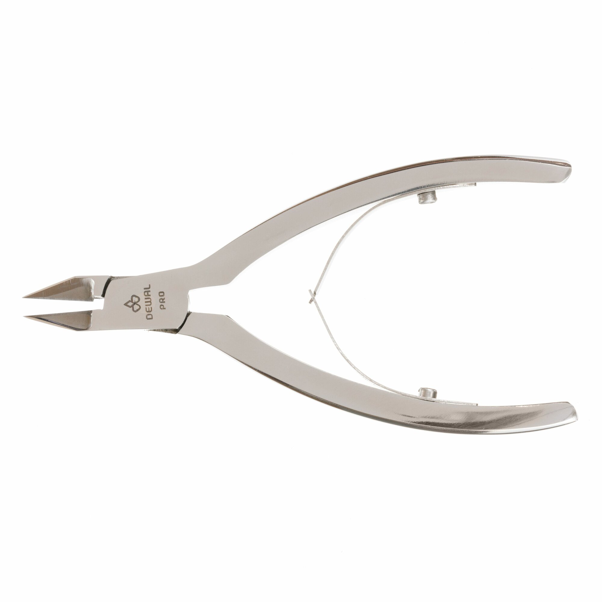 Кусачки маникюрные для вросшего ногтя профессиональные DEWAL Pro, 18 мм, матовые, серебристые