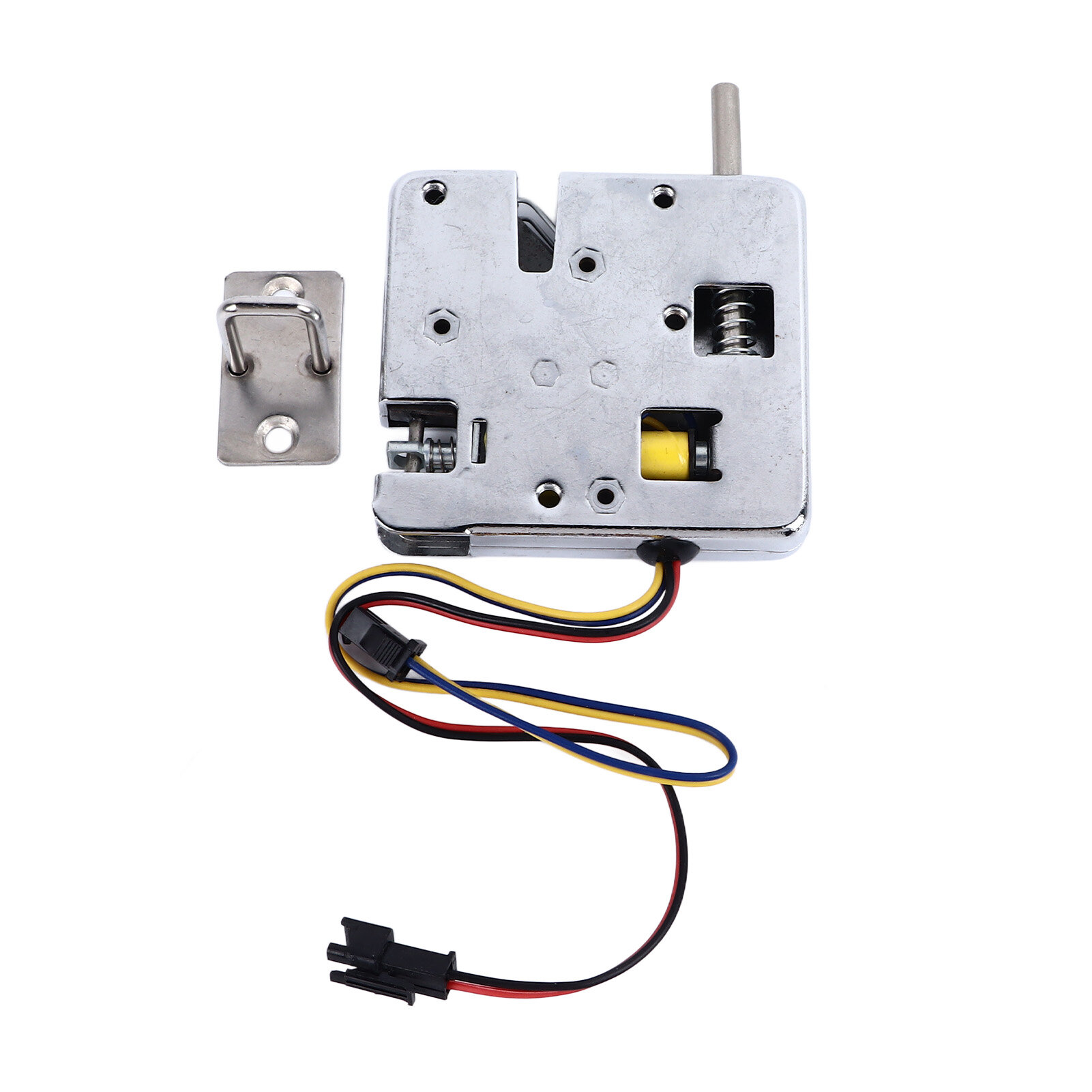 Электромагнитный замок, высокопрочный противоударный усиленный самовыдвижной электромагнитный дверной замок для шкафчиков для хранения 12 В