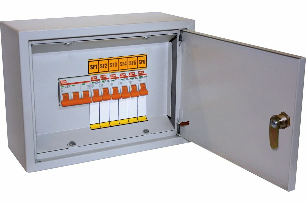 Осветительный щиток TDM ОЩВ-6 63А/16А SQ1604-0001