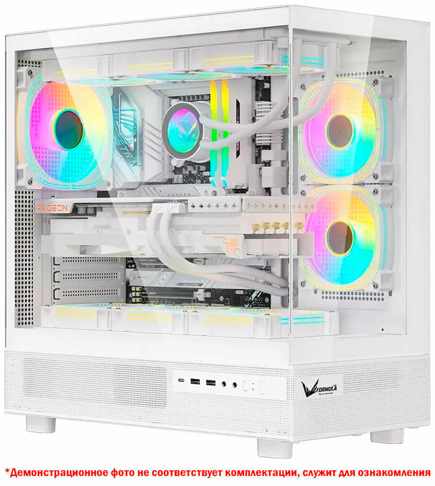 Компьютерный корпус Formula CRYSTAL Z8 White