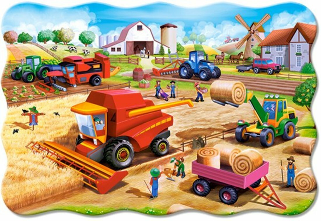 MAXI-пазл Castorland 20 шт, Сельскохозяйственные работы (С-02436)