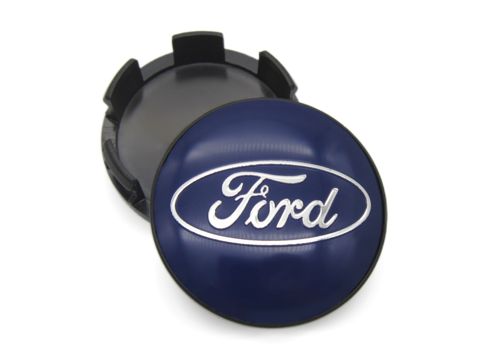 Колпачок, заглушка для литого диска СКАД Форд синий, 56/51/12 мм, 1 шт.