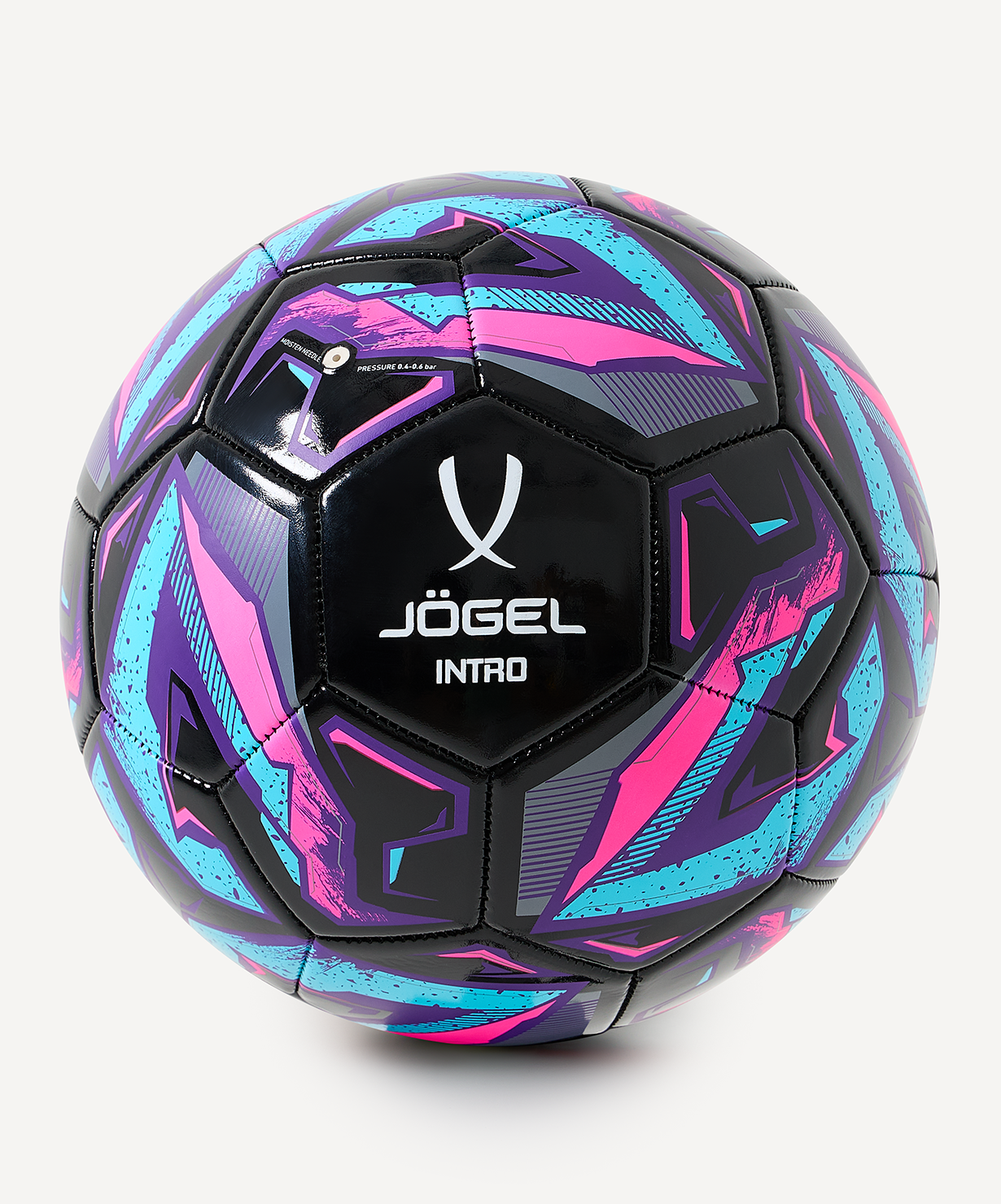 Мяч футбольный Jogel Intro №5, черный (5)