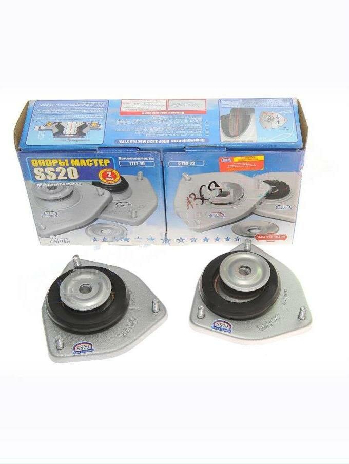 Опора передней стойки ВАЗ 1118, Калина,1117,1119, SS-20, усиленные, с подшипниками, 2шт,11180-2902821