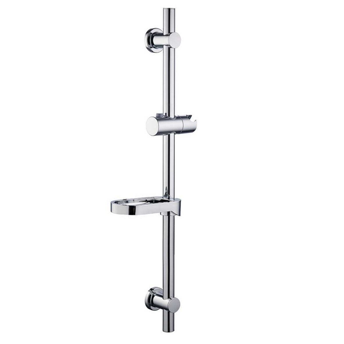 Стойка для душа Fashun 550 мм, с мыльницей, хром A8002