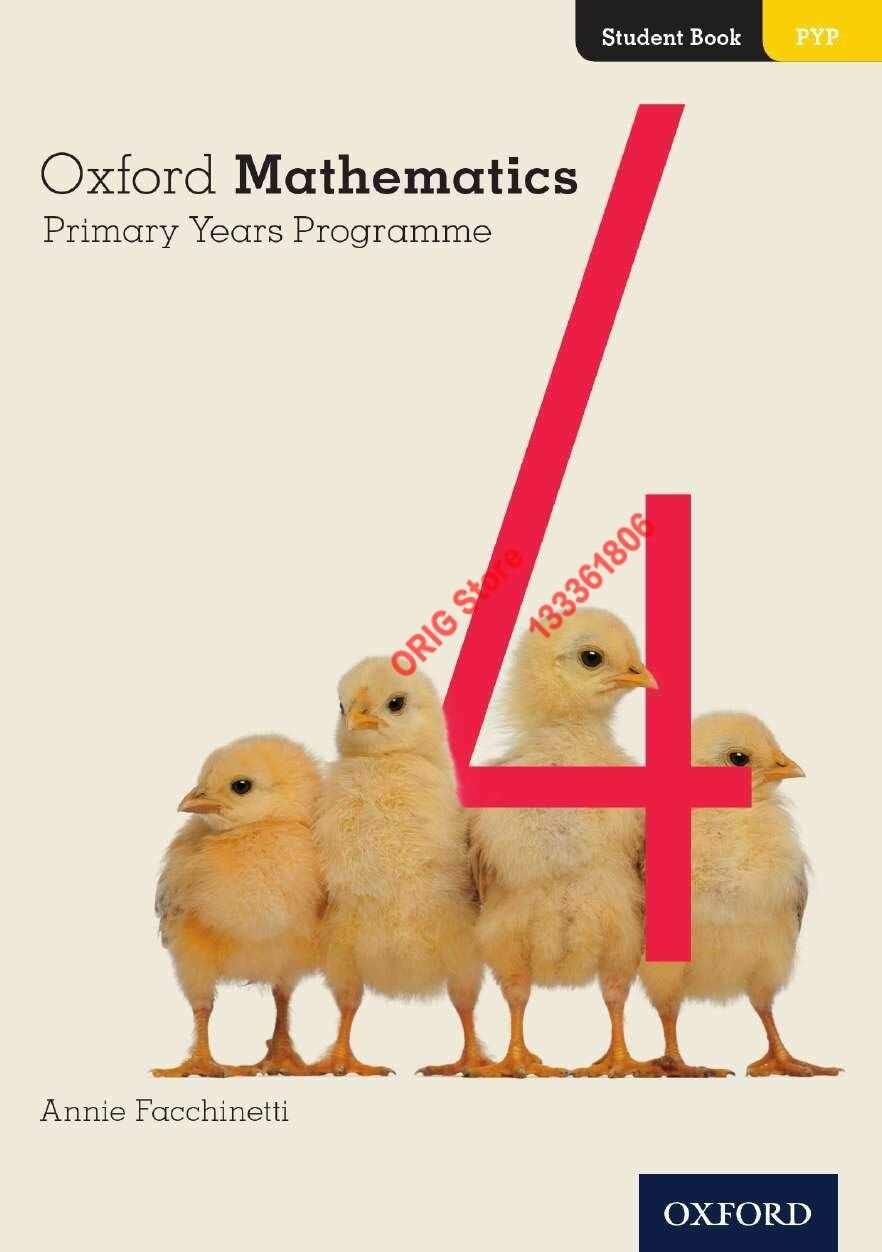 Oxford Mathematics Primary Years Programme Student Book 4 Reprinted books