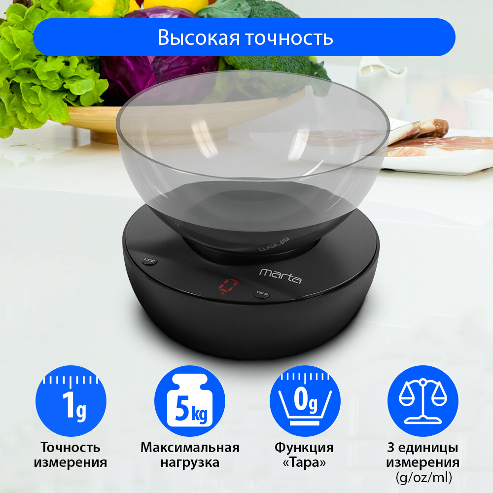 Кухонные весы MARTA MT-1648