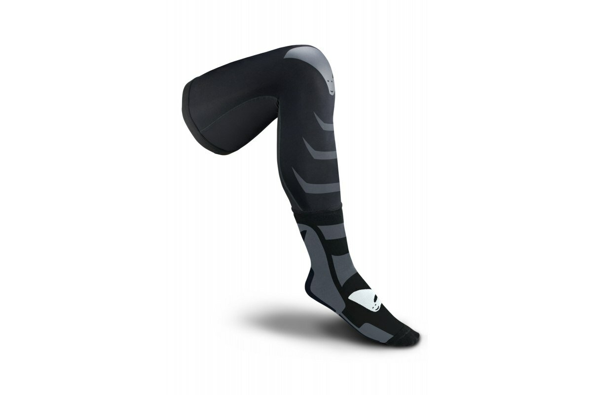 Чулки-носки UFO LONG SOCKS Black/Grey, (CA04047#E43/45)-43-45