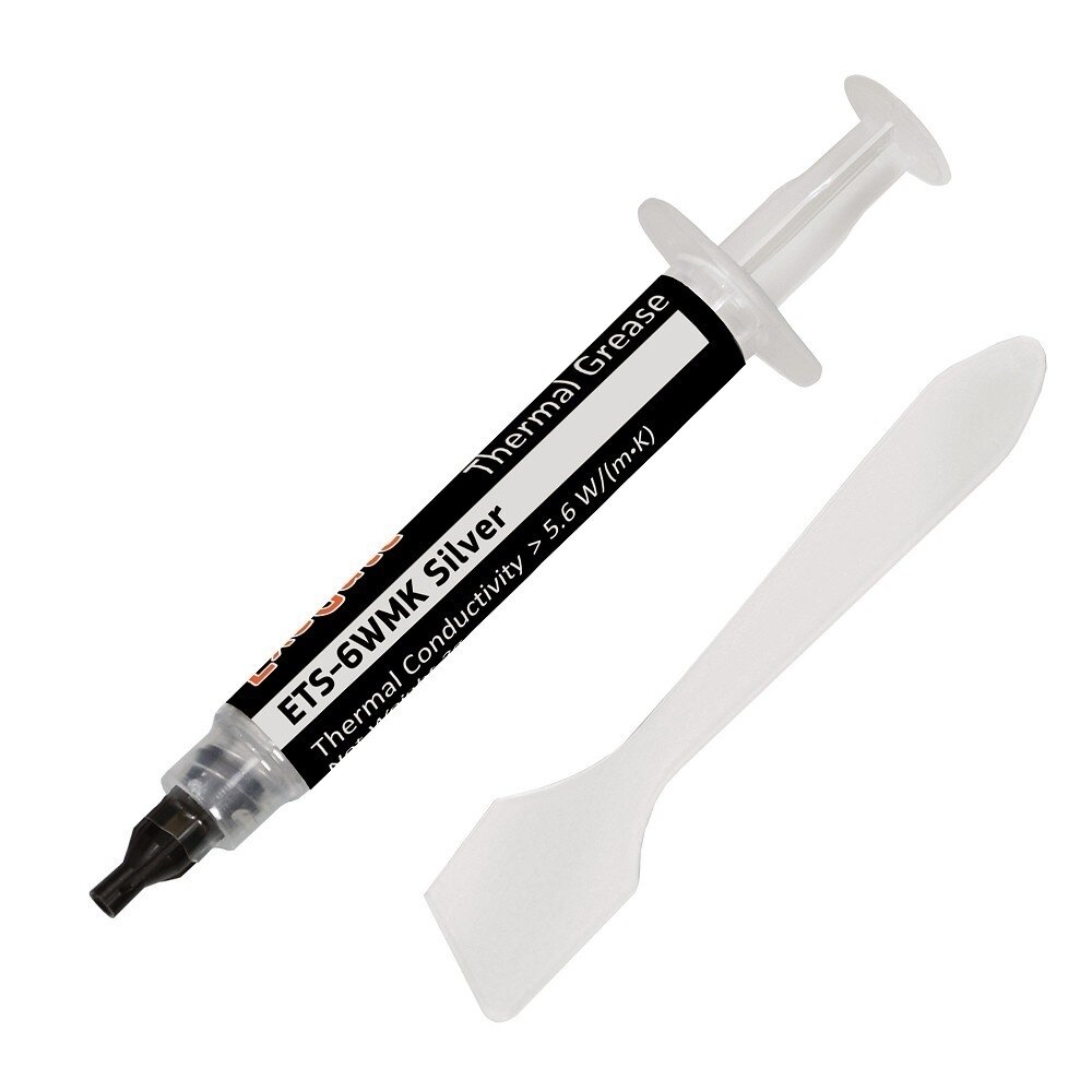 Термопаста Exegate EX282349RUS Термопаста ETS-6WMK Silver, шприц с лопаткой, 30г