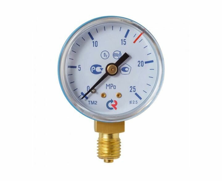 Манометр кислородный 0-25 МПа (М12*1,5)