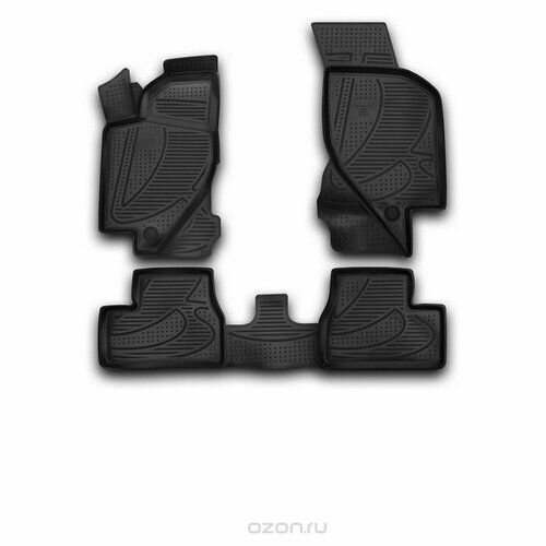Набор автомобильных 3D-ковриков Novline-Autofamily для Lada Kalina, 2004->, в салон, 4 шт Autofamily F400250E1
