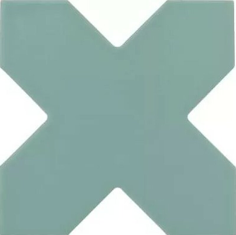 Керамогранит Equipe Porto Cross Jade 30616 20x20 см, современный стиль