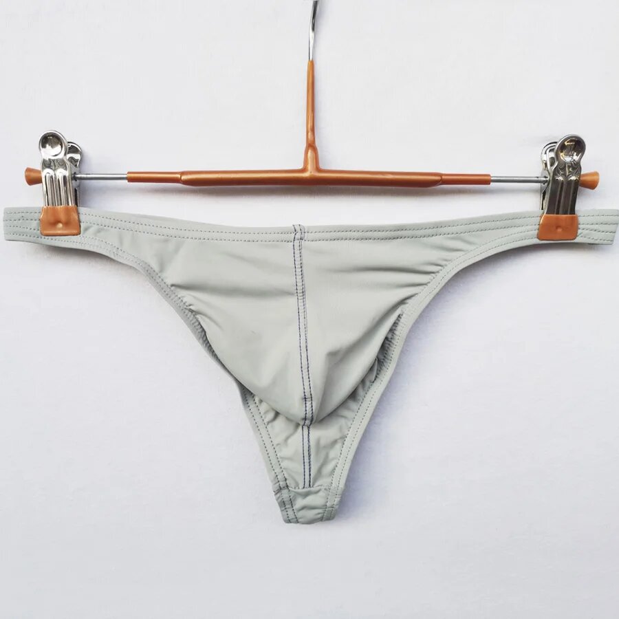 Мужское сексуальное нижнее белье, прозрачные персональные трусы, бикини, стринги, трусы-танга, мужские шорты, экзотическая Т-образная спинка HT026