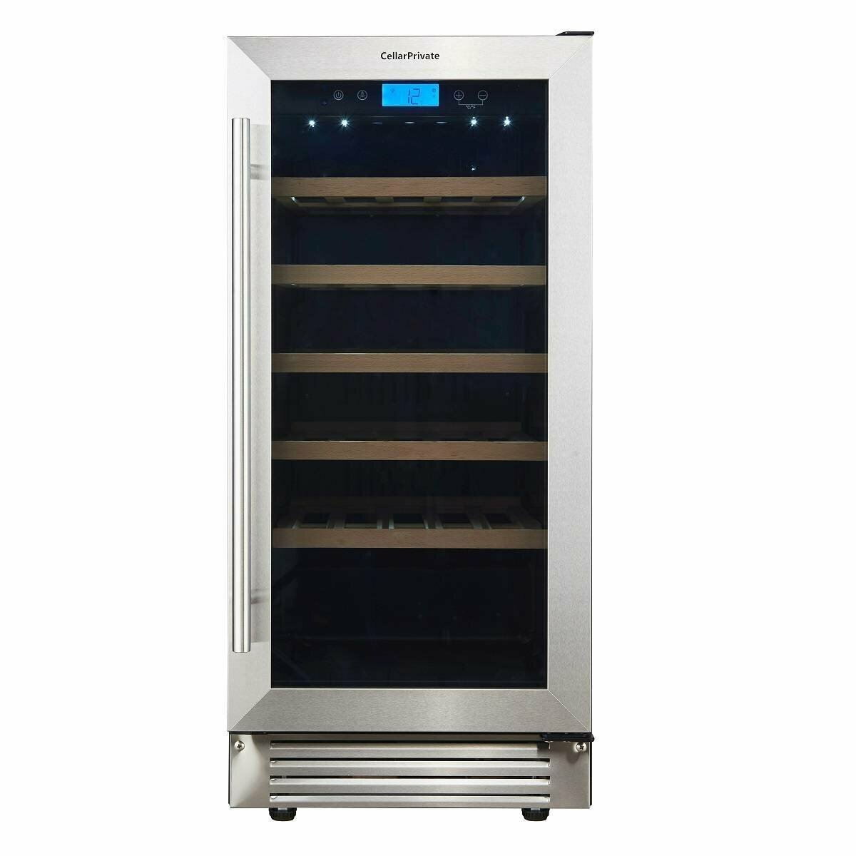 Винный шкаф встраиваемый, однокамерный на 32 бутылки Cellar Private CP032-1T