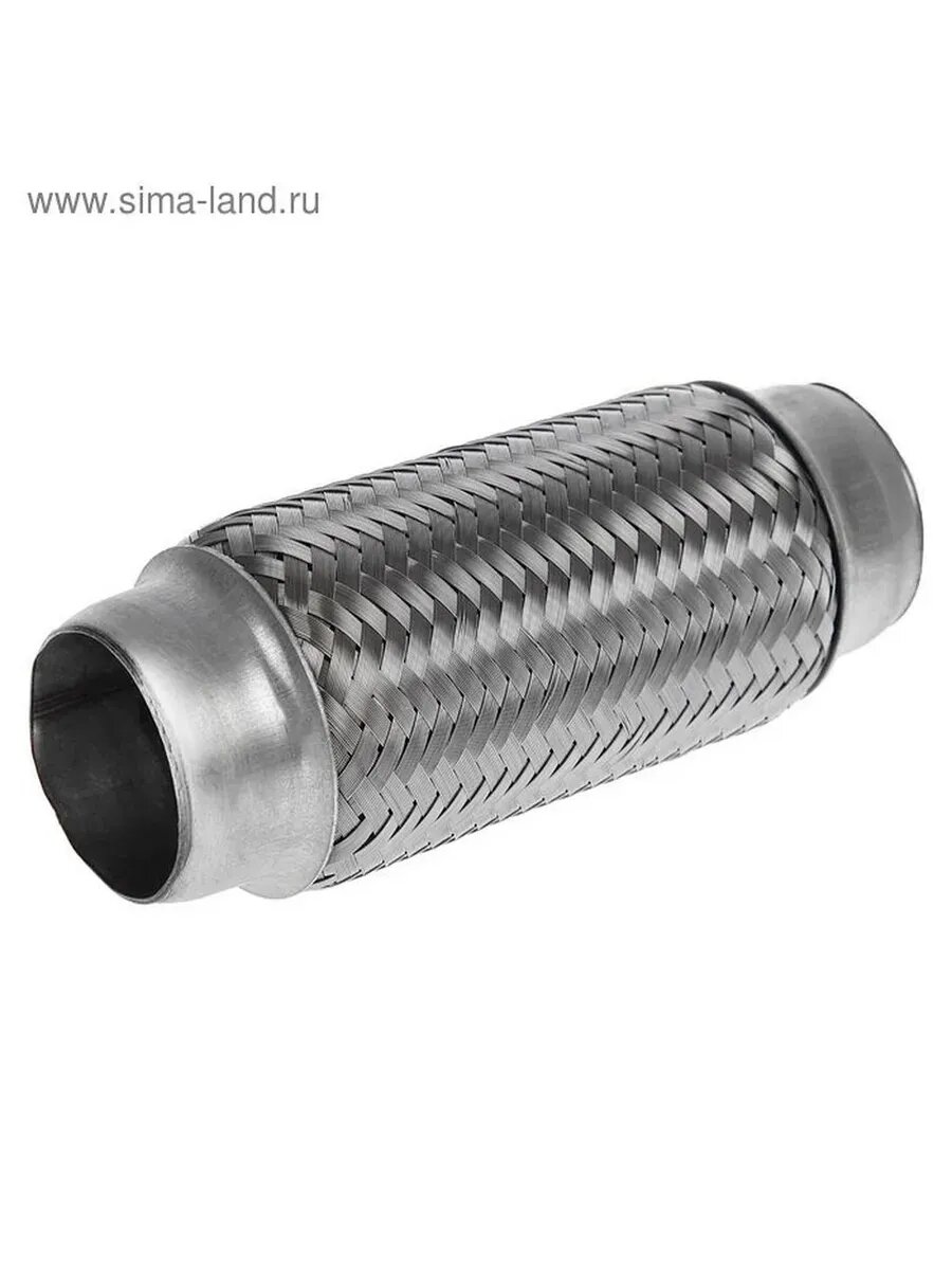 Гофра глушителя из алюминизированной стали 45х160 мм