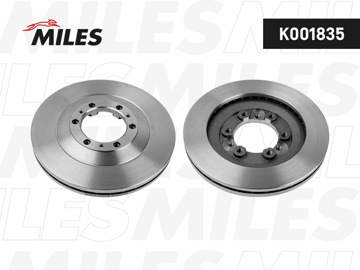 MILES Диск тормозной передний GREAT WALL HOVER H5 K001835