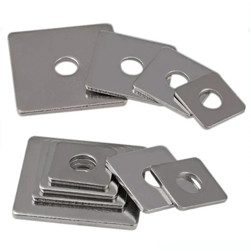 Квадратные шайбы из нержавеющей стали 304 M3 M4 M5 M6 M8 M4x16x1-20Pcs