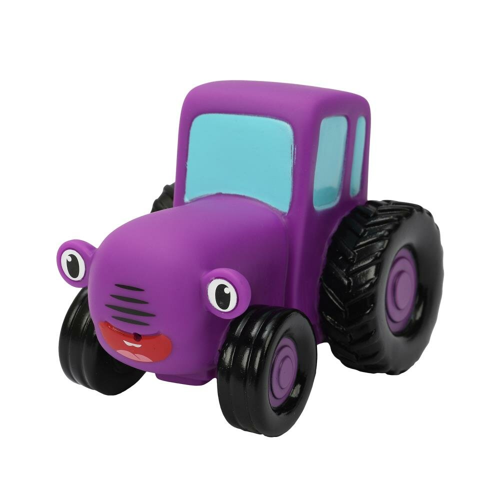 Игрушка пластизоль для ванны Синий Трактор, 10 см. 1 шт. фиолетовый Играем Вместе LX-STPINK-NW