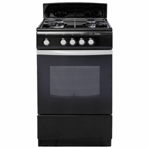 Плита De Luxe 5040.38г(щ) черная, 85х50х50см