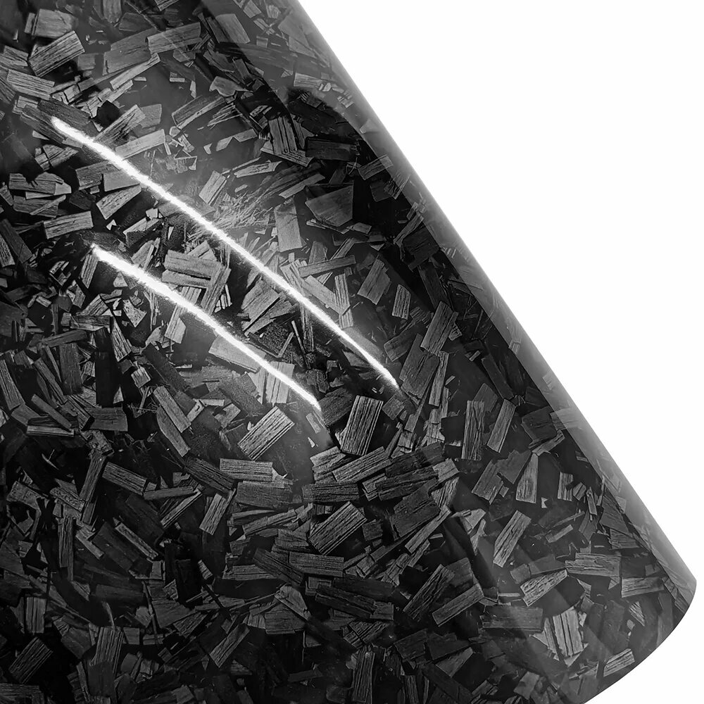 Виниловая пленка карбон Forged Black 40x152 см