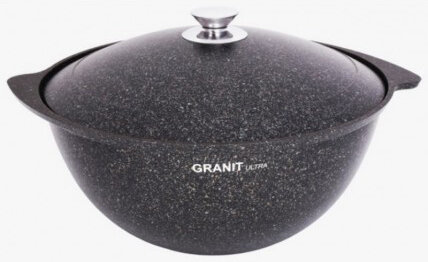 Казан для плова 9л, АП линия Granit ultra (original) кго95а