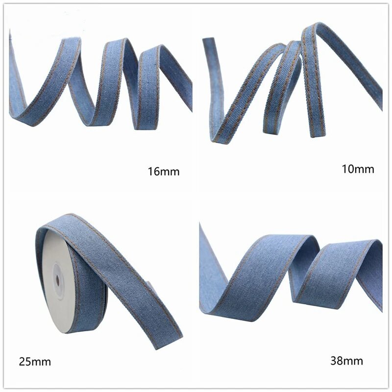 Джинсовая лента для рукоделия 1 метр Серый, color 3, wide 5cm
