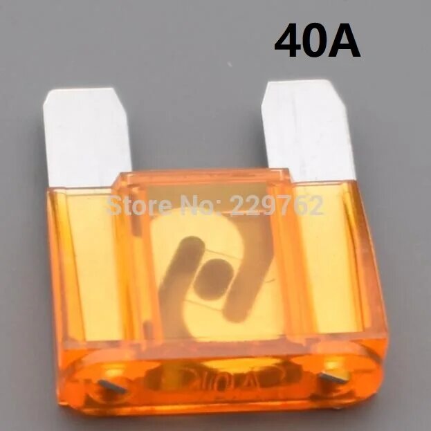 Shhworldsea 2PCS Большой лезвие Style Auto Truck Maxi Fuse 20A 30A 40A 50A 60A 70A 80A 100A 120A Оптовая продажа предохранителей для автомобиля Auto 32V Оранжевый