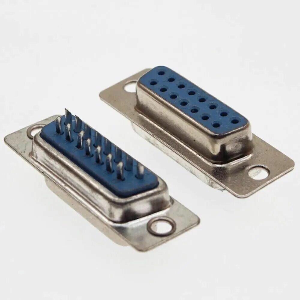 Разъем db 15F (розетка на кабель)