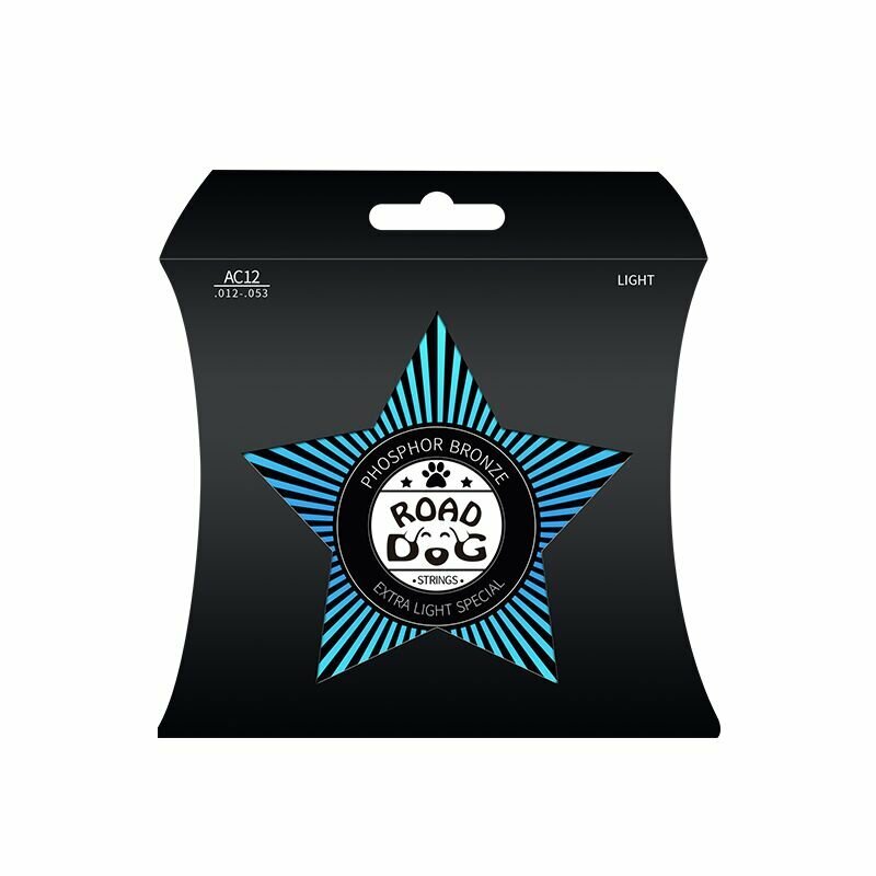 Струны для акустической гитары Road Dog AC12 Phosphor Bronze, Аксессуар для струнных