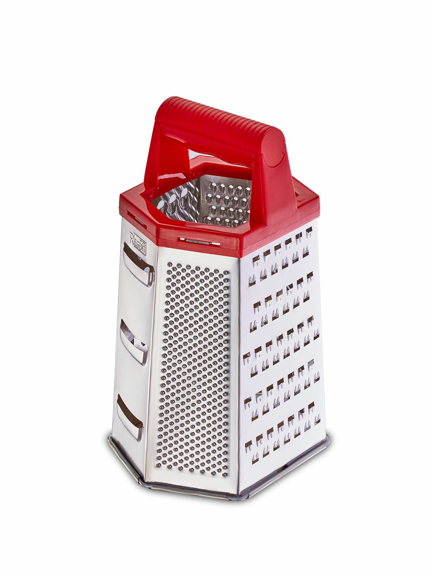 Терка для овощей из нержавеющей стали универсальная шестигранная 23 см, посуда для кухни, шинковка многофункциональная