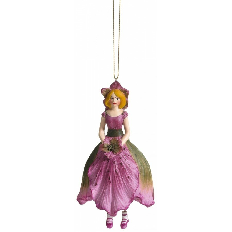 Фигурка декоративная, Blumenm? dchen Морозник 11 см пыльно-розовый Fiebiger Floristik GmbH 850270-450