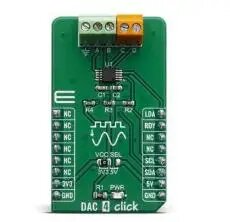 MIKROE-3707 ЦАП для преобразования данных 4-х щелчков Mcp4728