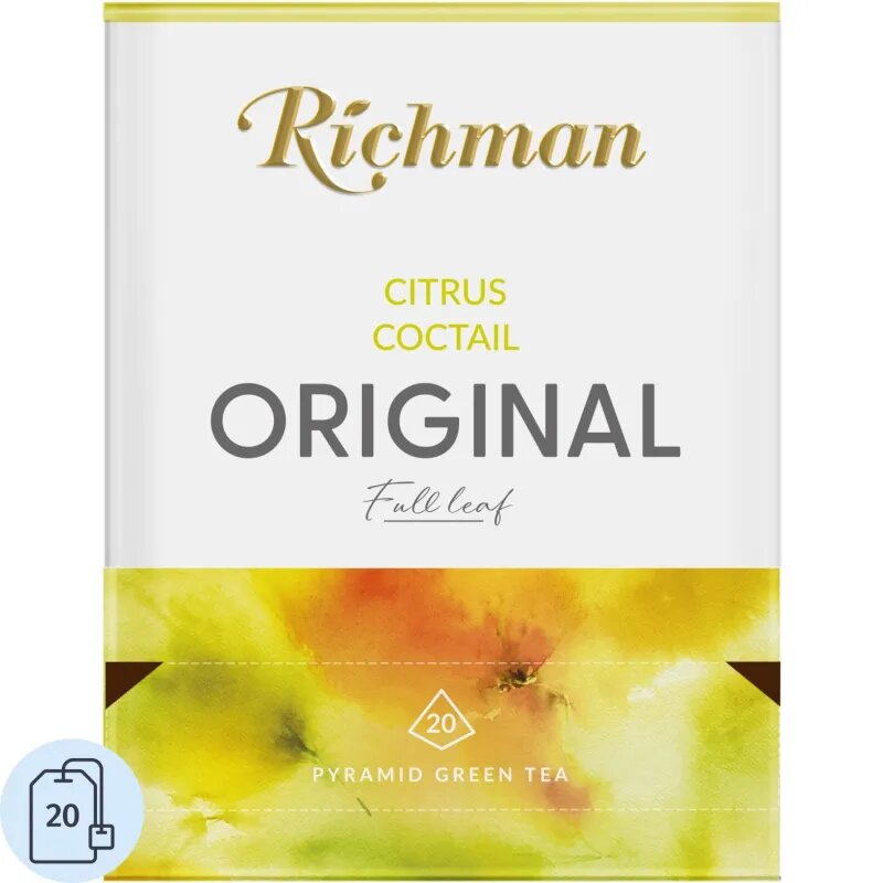 Чай Richman Citrus Coctail зелёный 20пирх2г 2242655