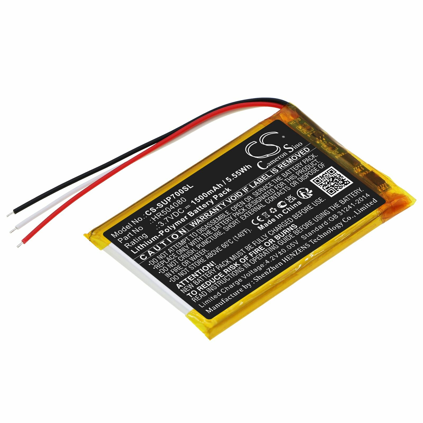 CS-SUP700SL Категория GPS, навигатор батарея Подходит для бренда Навител Подходит модель MS700 1500mAh / 5.55WhmAh 3.7V
