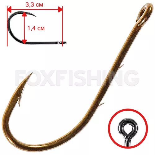 Крючки Vmc 9291 Bz 1/0 (10шт.)