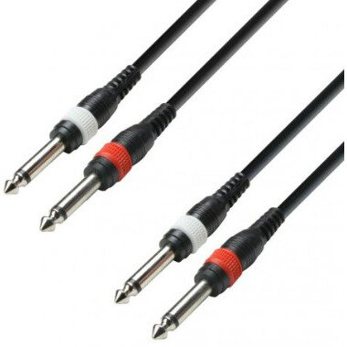Кабель аудио 2xJack - 2xJack Adam Hall K3TPP0100 1.0m